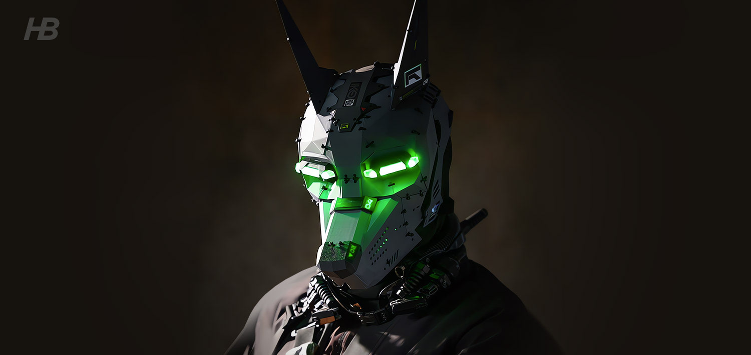 Futuristic Robot Mask