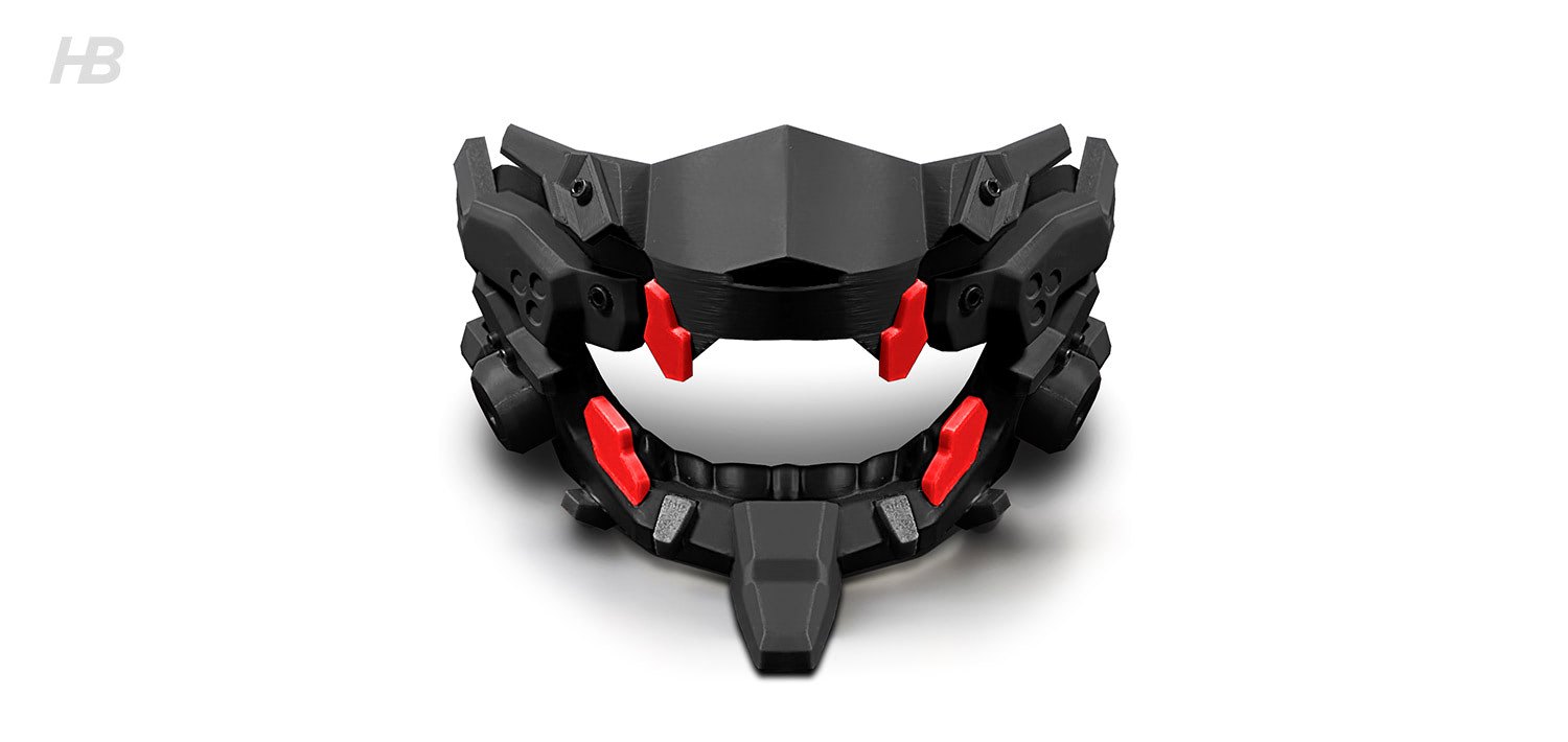 Cyberpunk EVA Mask - Japanse Oni Futuristic EVA Style Mask