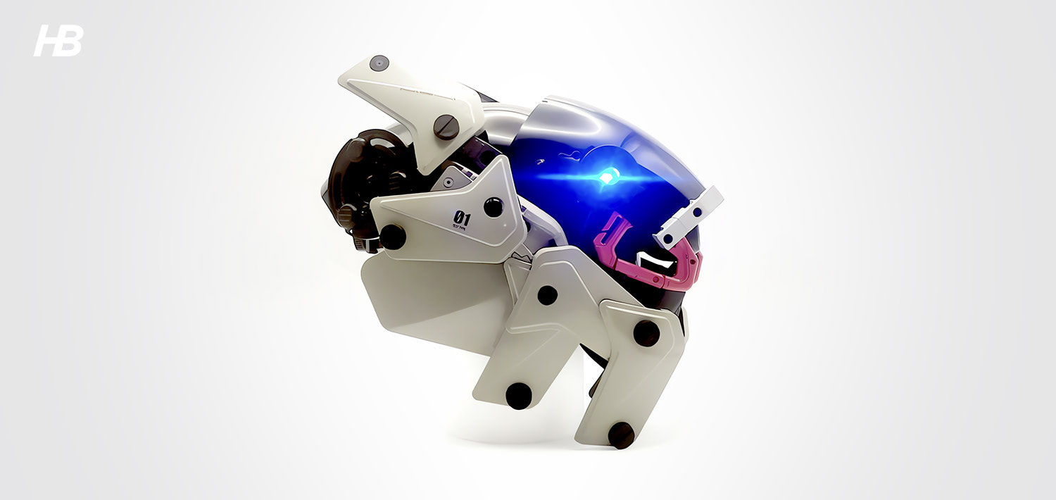 Inosuke Mecha Helmet
