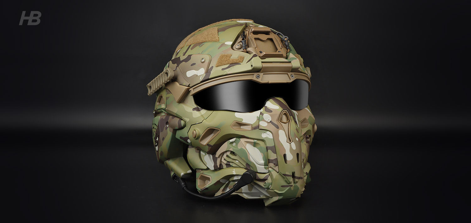 W Helmet Tactical Style Helmet with built-in ventilation system and ...